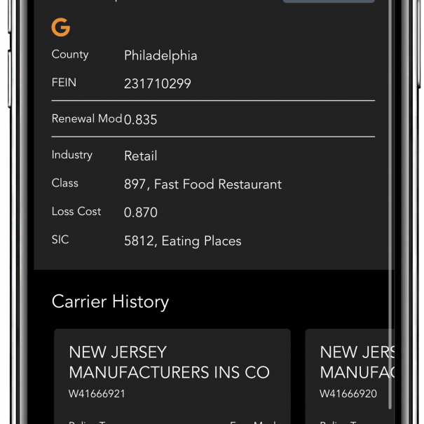 Mobile App – Insurance Xdate